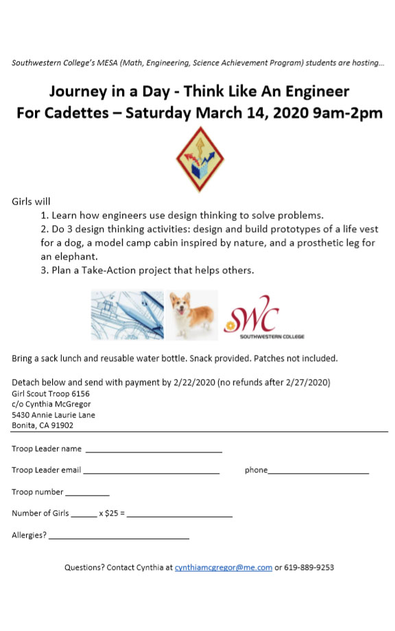 Think Like an Engineer | Sunny Trails Girl Scout Service Unit