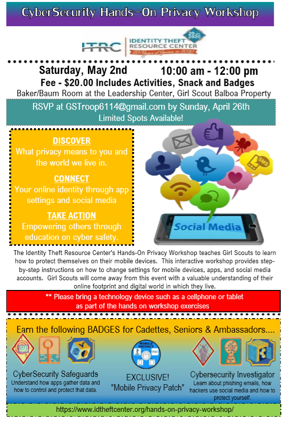 CyberSecurity | Sunny Trails Girl Scout Service Unit