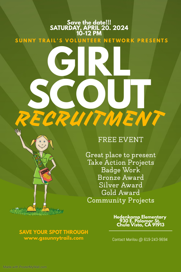 Girl Scout Recruitment | Sunnytrails Girl Scout Service Unit